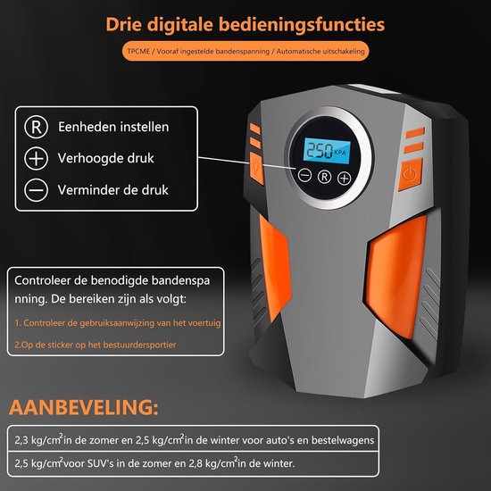 Equivera Autobanden Pomp - Autobanden Compressor - Autobandenpomp ...