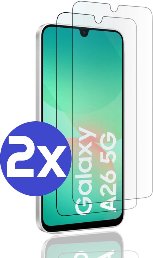 Premium Screenprotector Geschikt Voor Samsung A26 - Gehard Glas - 2 Stuks | bol