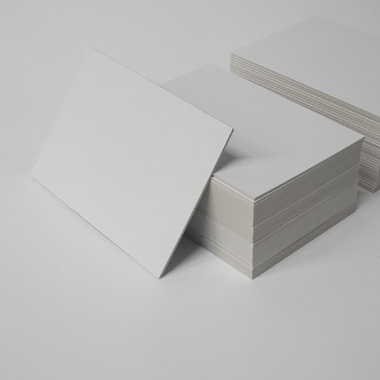 Wit karton A6 2mm 60 vel - wit bord - 1.125 grams/m² | bol