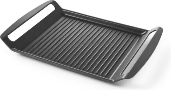 Grillplaat, geschikt voor alle warmtebronnen, ook inductie, gemaakt van ...