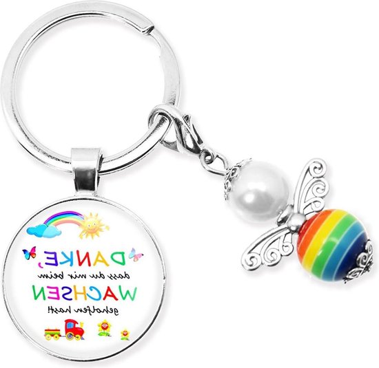 Beautiful Teacher Gift Set - 3-Piece Card + 3-Piece 3D Keychain ...