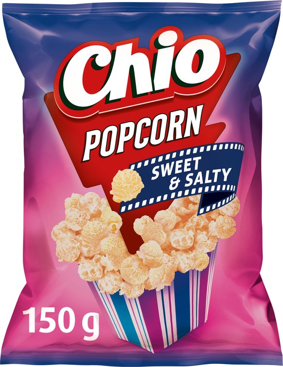 Chio Popcorn Sweet & Salty - 8x150 gram | bol