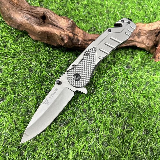 TYKON zakmes - zakmessen - zak mes- 19 CM vouw mes compact - zakmes ...