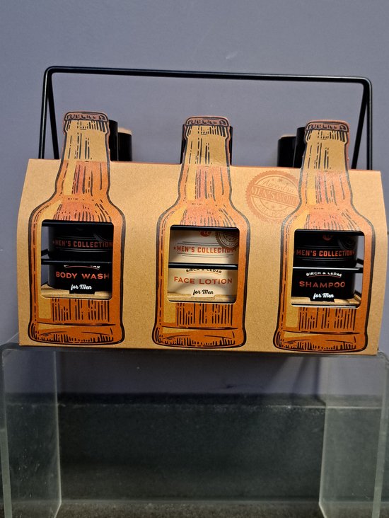 men s collection geschenk set voor mannen - 6 pack metalen mandje ...