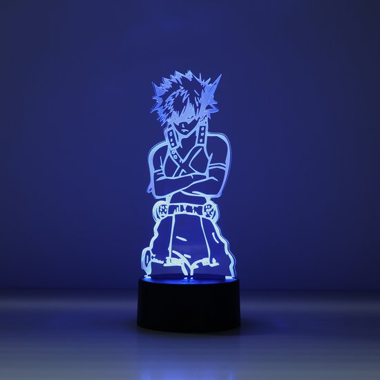DawnLights - Bakugo Design - MHA - My Hero Academia - 3D Lamp - Led ...