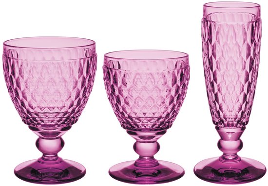 Wein- & Sektgläser Boston Coloured Set van 12 | bol