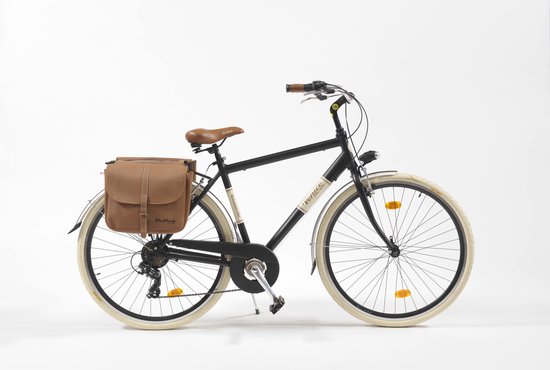 Stadsfiets 28 inch 605 Aluminium Man Zwart | bol