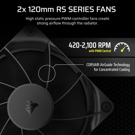 CORSAIR NAUTILUS 240 RS - CPU Vloeistofkoeler - 240 mm Radiator - 2x ...