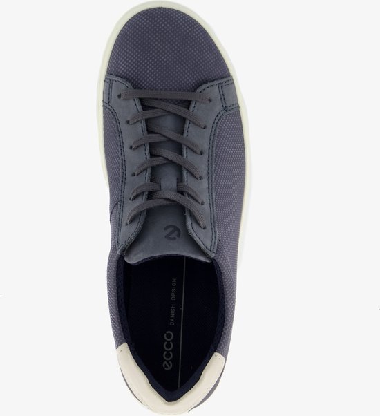 ECCO Soft Classic leren dames veterschoenen blauw - Maat 38 - Uitneembare zool | bol