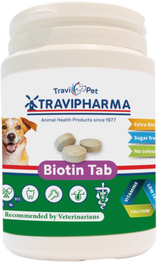 Travi Pet Biotin Tab Dog 2 stuks | bol