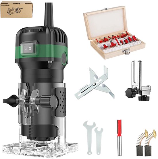 Wood Router Tool, Electric Trim Router for Makita 18V Battery, 6 ...