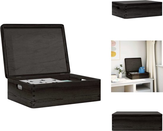 vidaXL Houten Kist - Houten Kisten - Houten Opbergdoos - Opbergdoos ...