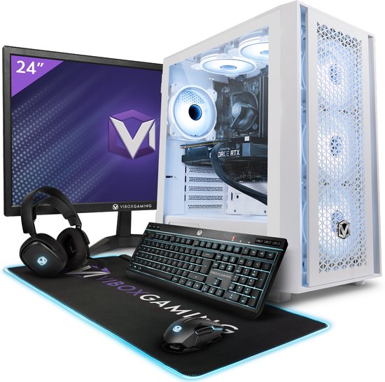 Vibox II-108 Complet Game PC • 24" Monitor • Intel Core i5 10400F 4,3 ...