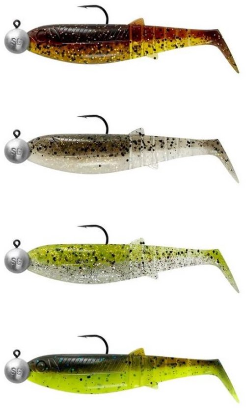 Savage Gear Cannibal Shad Mix Set Clear Water Mix 10cm | bol