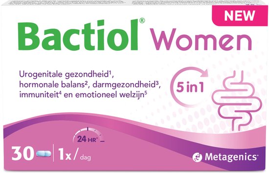 Bactiol Women - Probiotica voor vrouwen - 5 in 1 werking - Unieke ...
