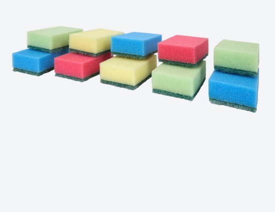Afwas spons/schuursponzen 10 stuks/afwas sponzen | bol