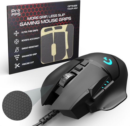 ProFPS Muis Grip Tape voor Logitech G502 HERO & G502 Lightspeed – Anti ...