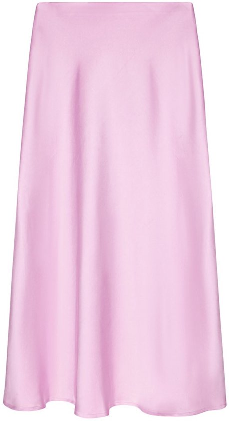 Lange satijnen rok - nieuwe collectie - lente/zomer - dames - paars ...