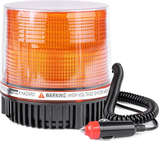 AMiO Stroboscoop Zwaailicht LED Stroboscopische lamp 12V Oranje | bol