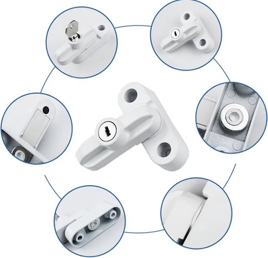 Deur & Raamslot - Anti Diefstal - Extra Home Security voor PVC Ramen en ...