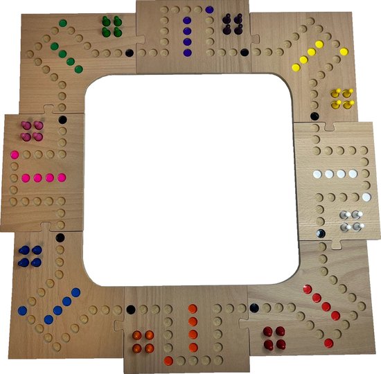 Tokkenspel - Puzzel voor 4 of 8 personen - Bordspel | bol