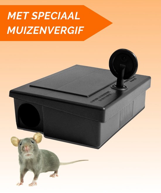 Muizenval - Muizen lokpasta voldoende voor 70 muizen - Muizengif ...