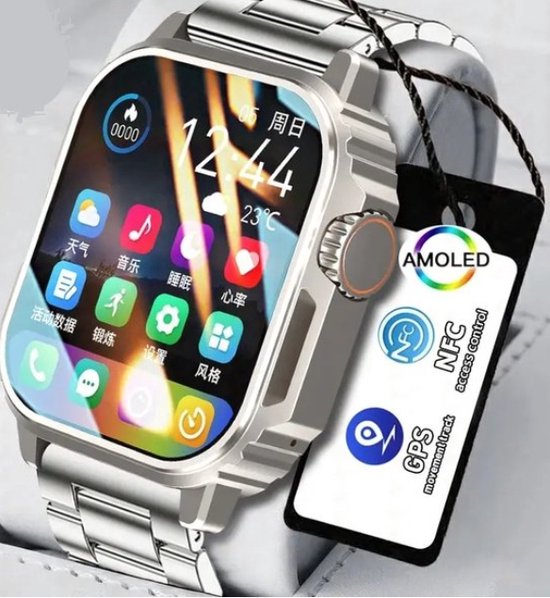 GPS Sport Smartwatch met AMOLED Scherm – Robuuste Outdoor Smartwatch ...