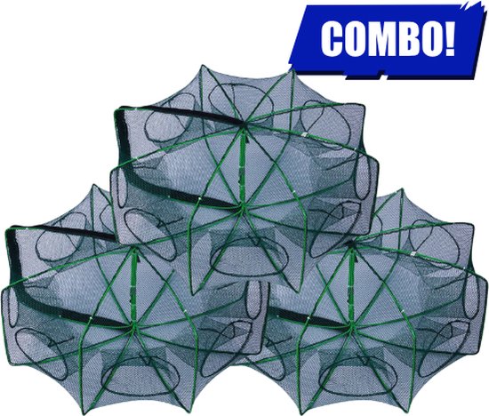 Kreeftenfuiken Combo Deal 3 Stuks (8 inlaten) - Fuik - Kreeftenfuik ...
