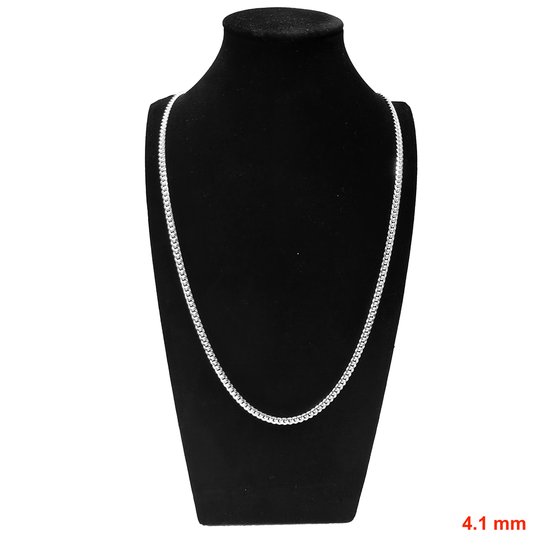 Juwelier Zwartevalk zilveren gourmet schakel ketting - 25.014-4.1mm/60cm | bol