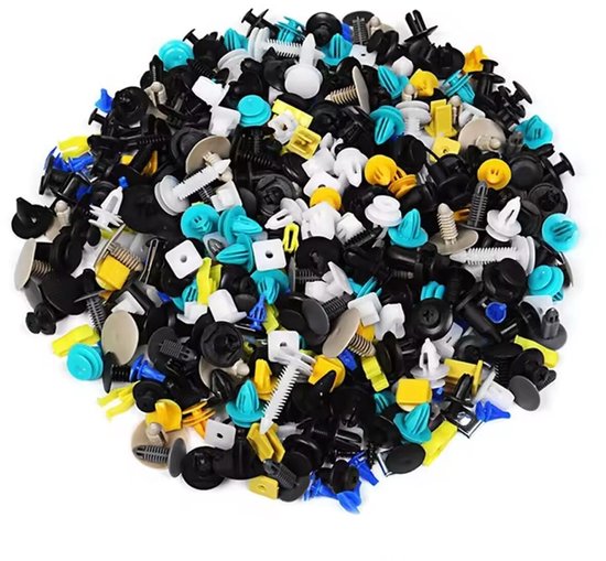 Universele Auto Bevestigingsclips - 500-delig - Auto interieur clips ...