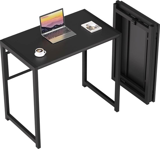 80 x 48 cm Vouwend Bureau Voor Kleine Ruimten - No-Assembly Klein ...