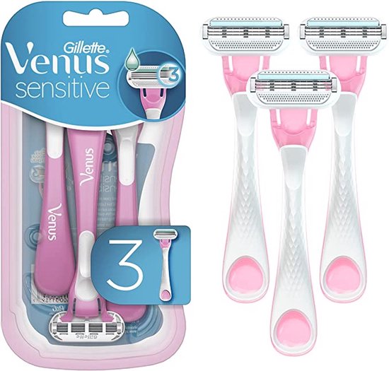 Gillette Venus - Sensitive - Wegwerp Scheermesjes - 3 Scheermesjes ...