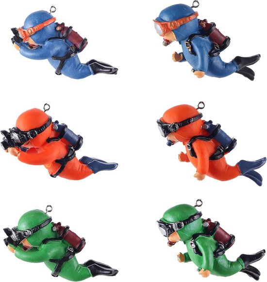 Drijvende Duikdecoratie Ornament - 6 Stuks Diver Decoraties - Drijvende ...