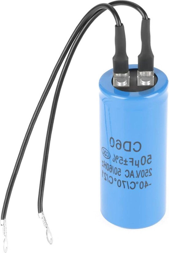 CD60 Condensator 250V AC 50uF 50/60Hz Kunststof Condensator met ...