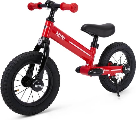 MINI Loopfiets voor Kinderen - 12 wielen - 3 tot 6 jaar - Rood | bol