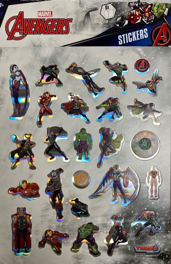 Stickerboekje Marvel Avengers +/- 150 Stickers - Stickers voor Kinderen ...