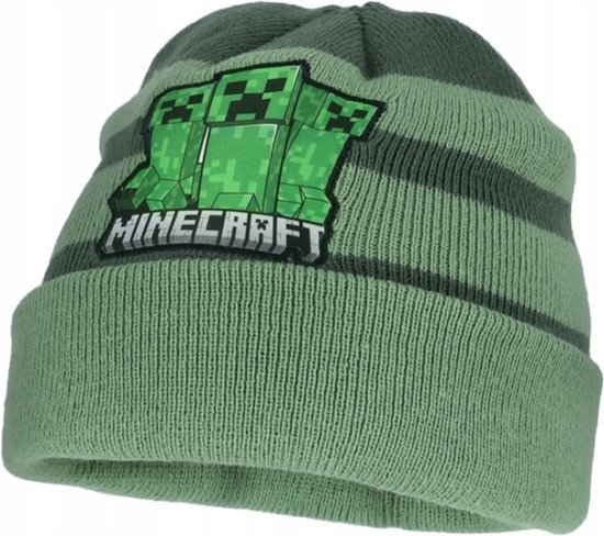 Minecraft muts - Maat 56 - Stoer en warm voor de Minecraft-fan | bol