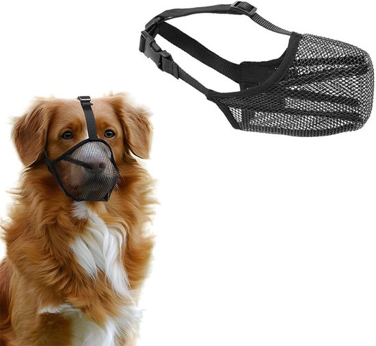 Muilkorf Honden - Maat M - Snuit 24-27 cm - Hondenmuilkorf - Muilkorven - Muilband... | bol