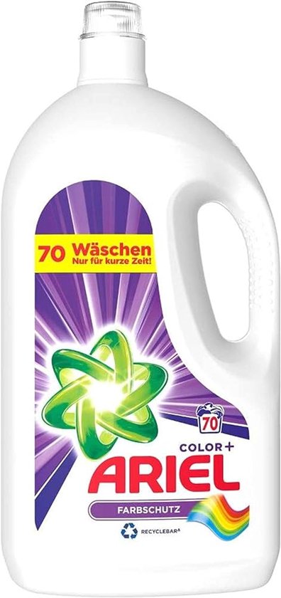 Ariel – Color+ – Vloeibaar Wasmiddel – Voor Gekleurde Was - 3850 ml ...