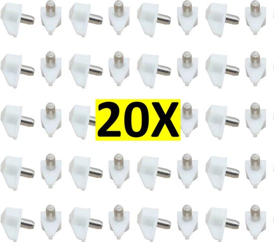 Actie4you® - Kastplankdrager – Doorsnede 5MM – Metaal Stift met ...