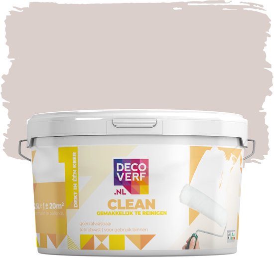Decoverf clean muurverf beige, 2.5L | bol