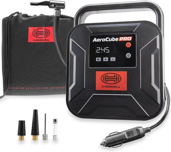 Digitale Auto Luchtcompressor 12V - Bandenpomp tot 10 BAR (150 PSI) | bol