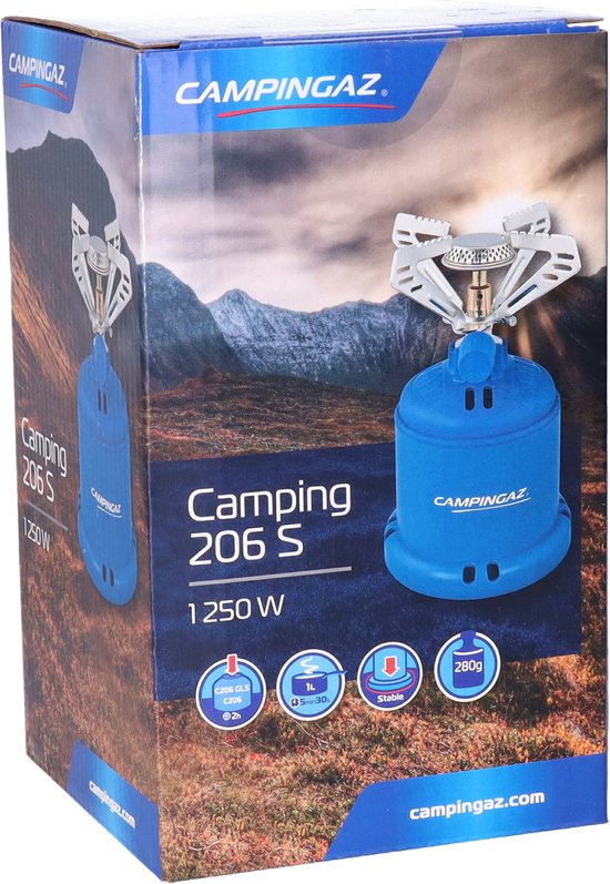 Campingaz 206 Camping kooktoestel - camping gasbrander 1 pits - 1250 ...