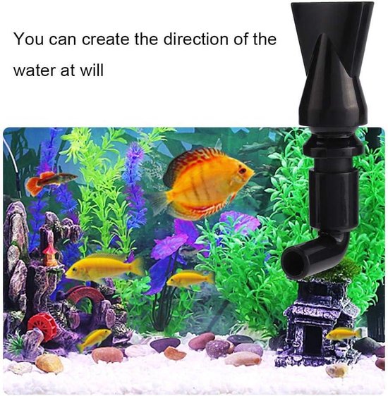 5 Stks Water Outlet Nozzle - Aquarium Plastic Eendenbek Nozzle Flexibel ...