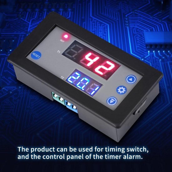 Multifunctionele digitale cyclus Twin Timer vertragingsrelaismodule ...
