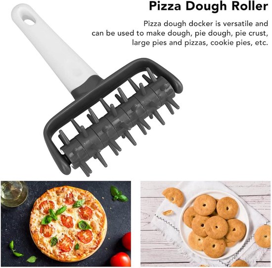 Pizzadeeg Roller - Deeg Roller Tool voor Bakken - Grijs . | bol