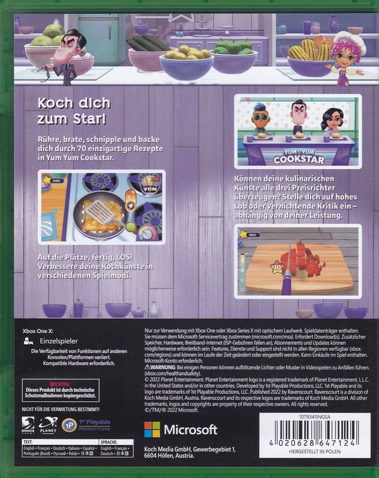 Yum Yum Cookstar (XONE) / DVR | Jeux | bol