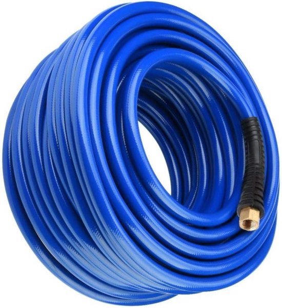 Hogedruk pneumatische slang - Flexibele PVC-luchtslang - 30m lengte - 1 ...