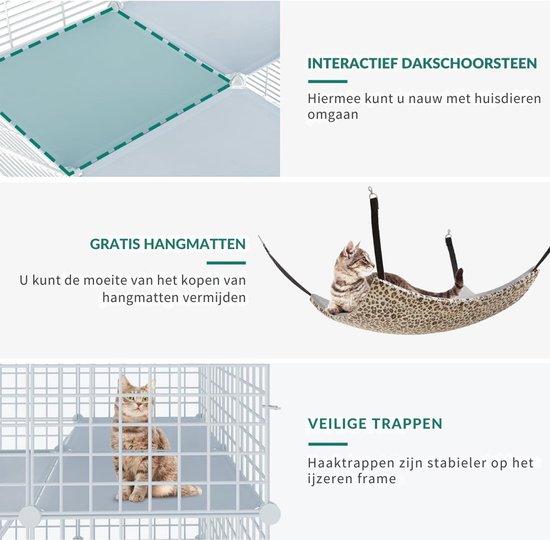 Kattenren - Kattenbench - Kattenkooi voor Binnen en Buiten ...