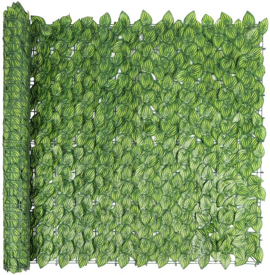 Kunsthaag op rol | Bont blad - 300x100cm - Groen - UV Bestendig ...